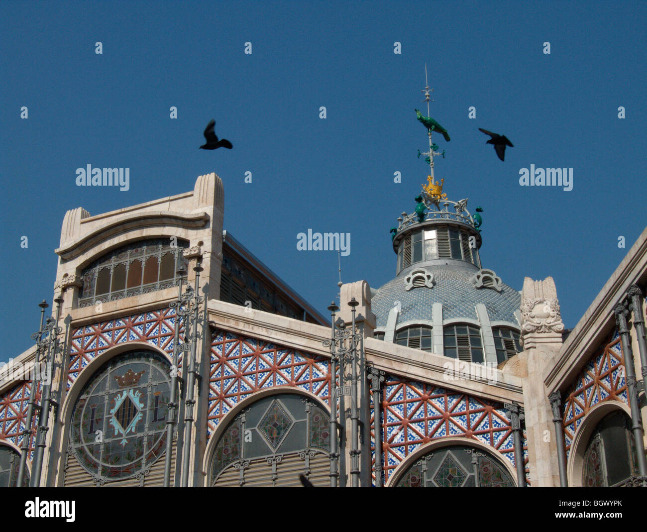 Mercado Central (Central Market). Modernist building from 1914 ...