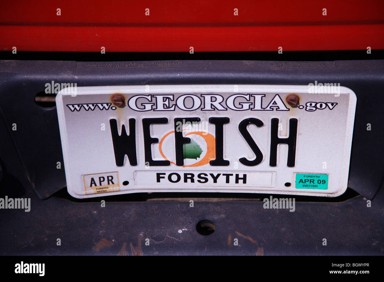 Georgia license plate hi-res stock photography and images - Alamy