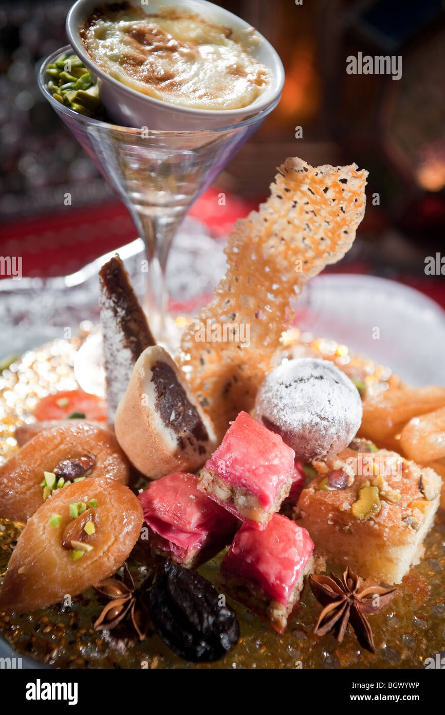 Delicious Arabic sweets Stock Photo - Alamy