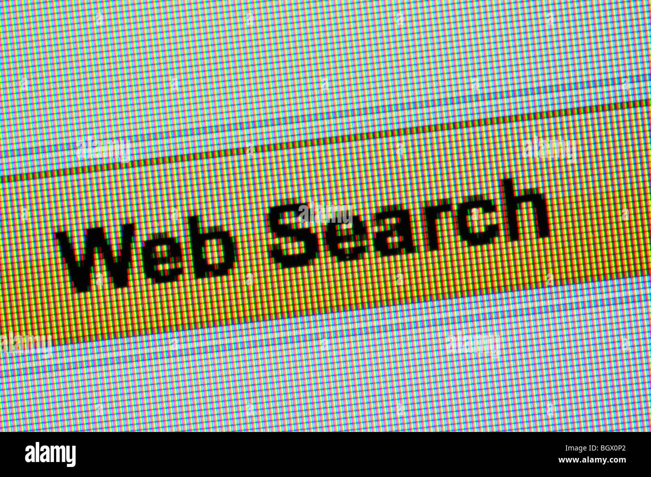 Web Search tab Stock Photo - Alamy