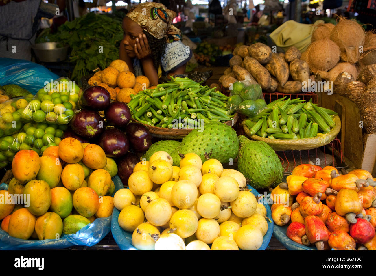 The Mercado Central in the Baixa district, Maputo, Mozambique Stock ...
