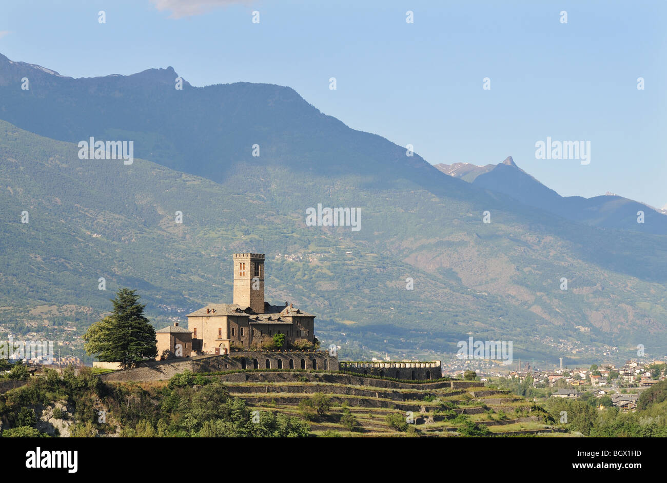 Sarre Royal Castle Castello 4 km west of Aosta in the Valle d’Aosta ...
