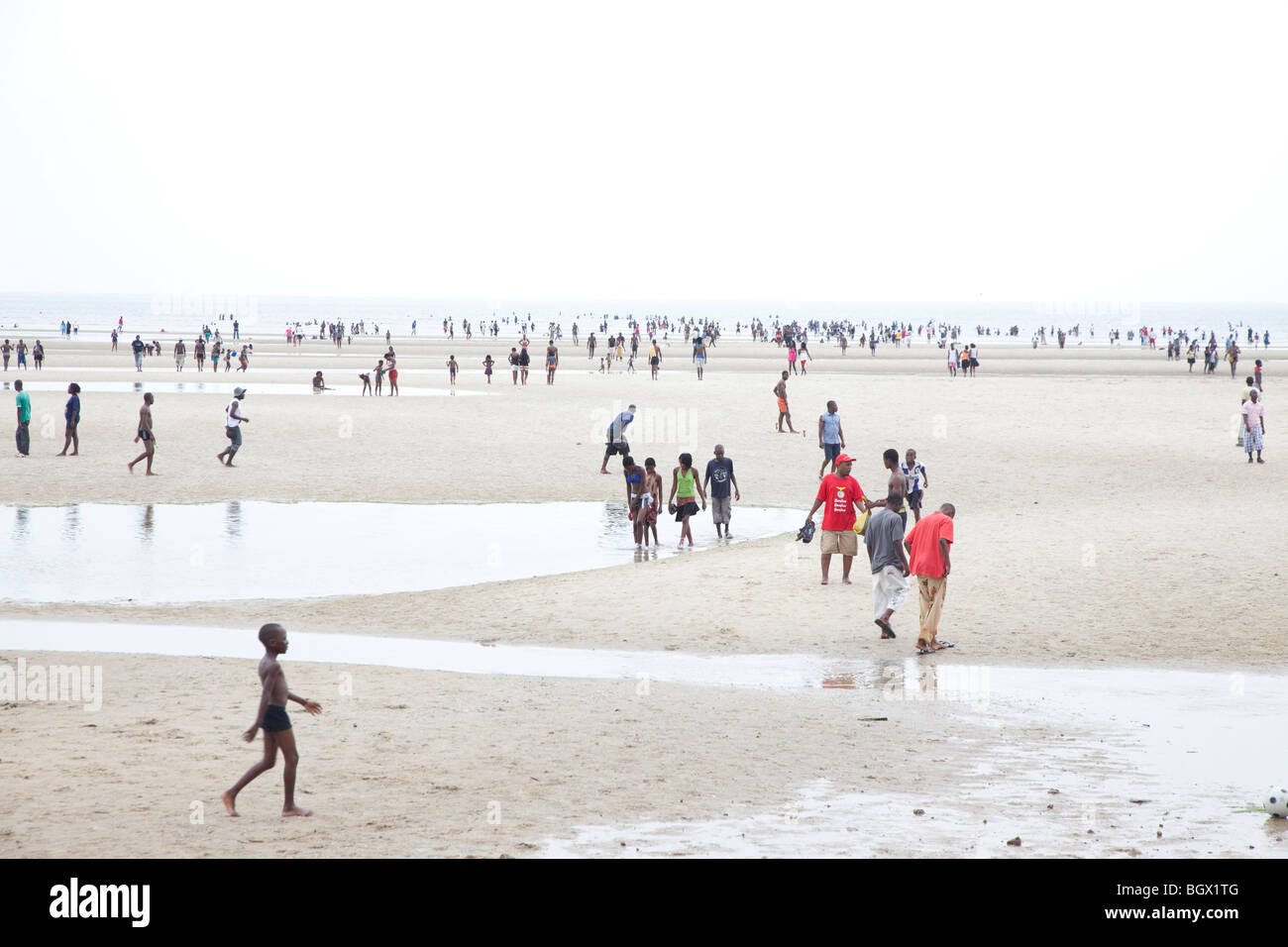grey day on the beach in Maputo, Mozambique Stock Photo - Alamy