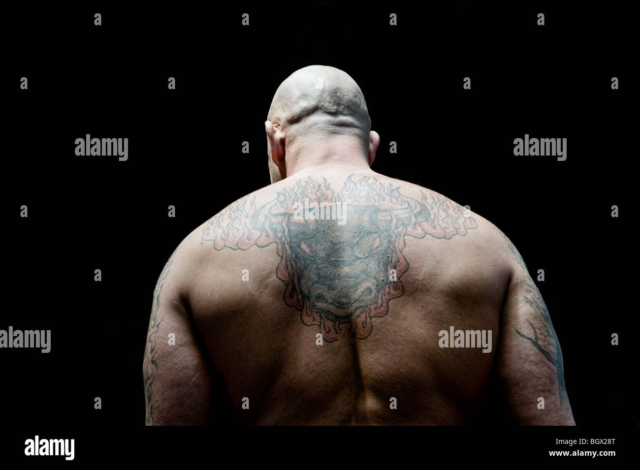 A portrait of a UFC fighter in training Stock Photo - Alamy