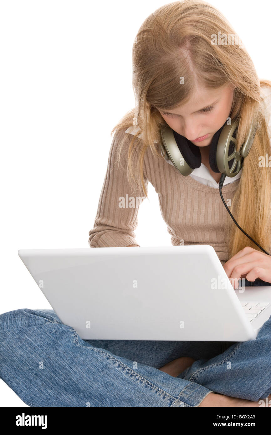 Attractive teen girl legs hi-res stock photography and images - Alamy