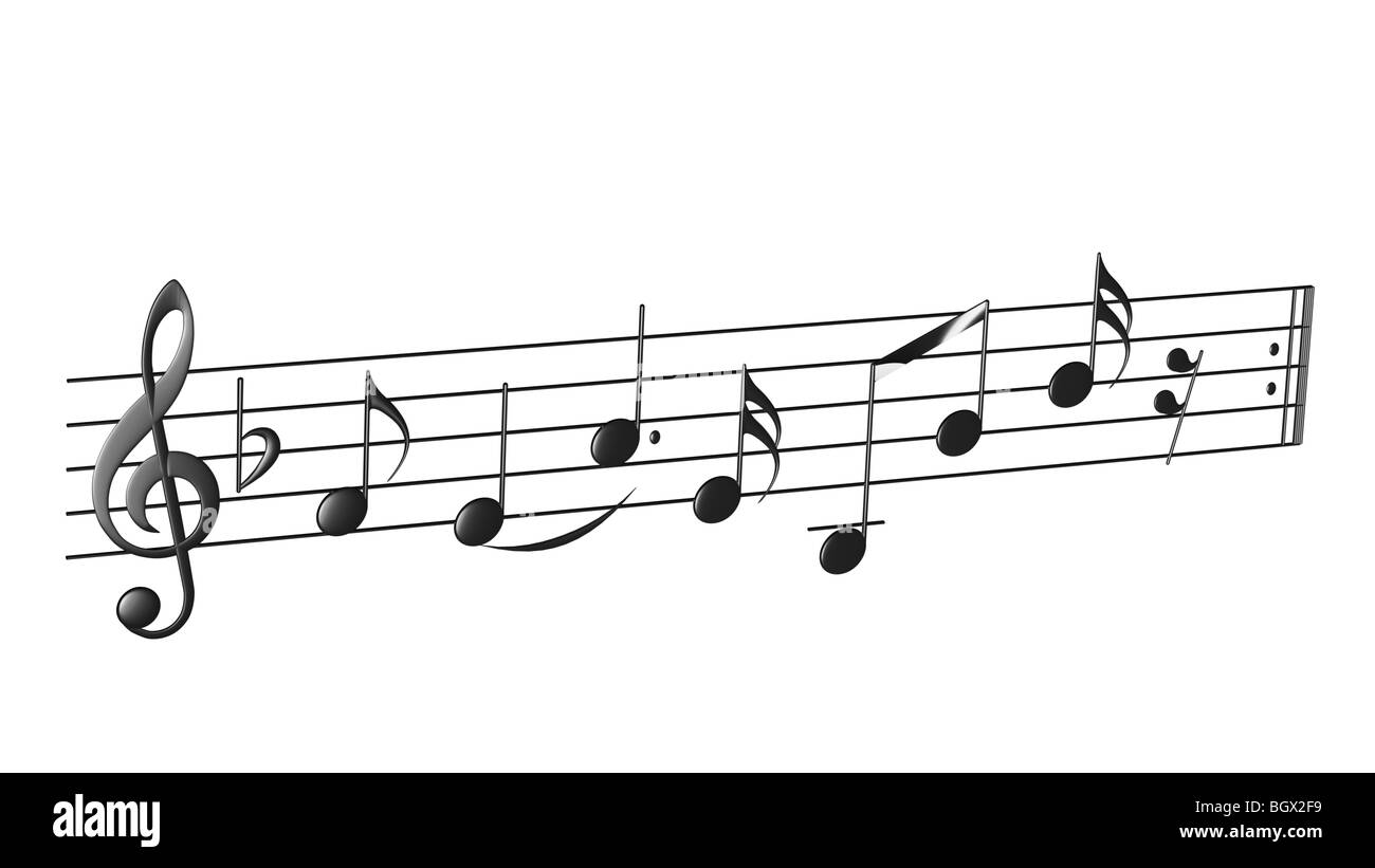 Musical notes cut out hi-res stock photography and images - Alamy