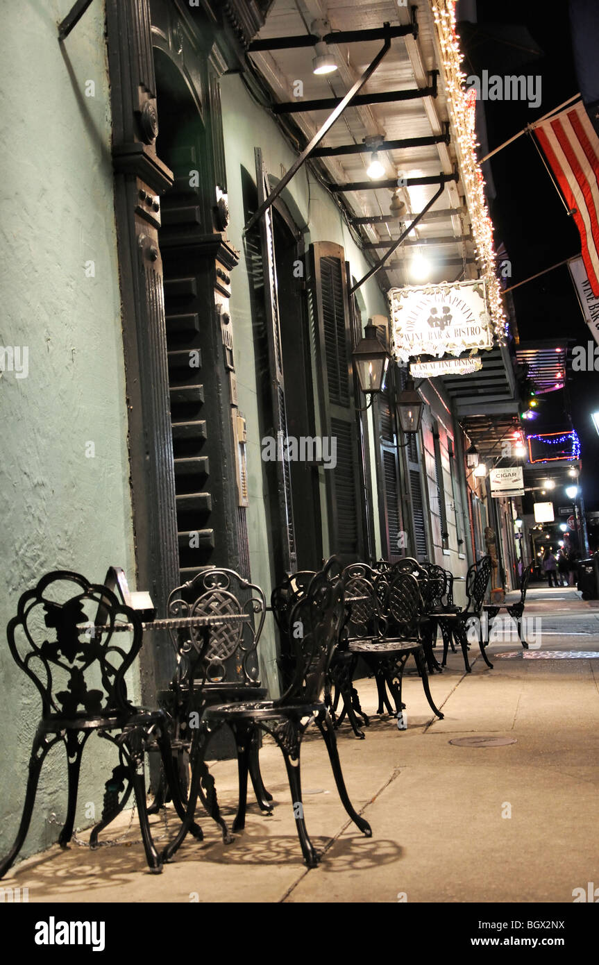 French quarter cafe hi-res stock photography and images - Alamy