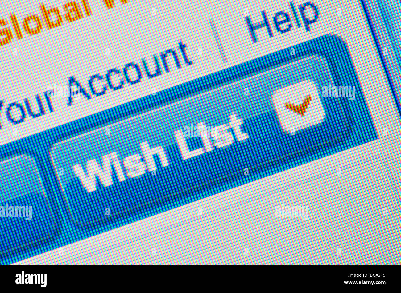 Wish List (online shopping Stock Photo - Alamy