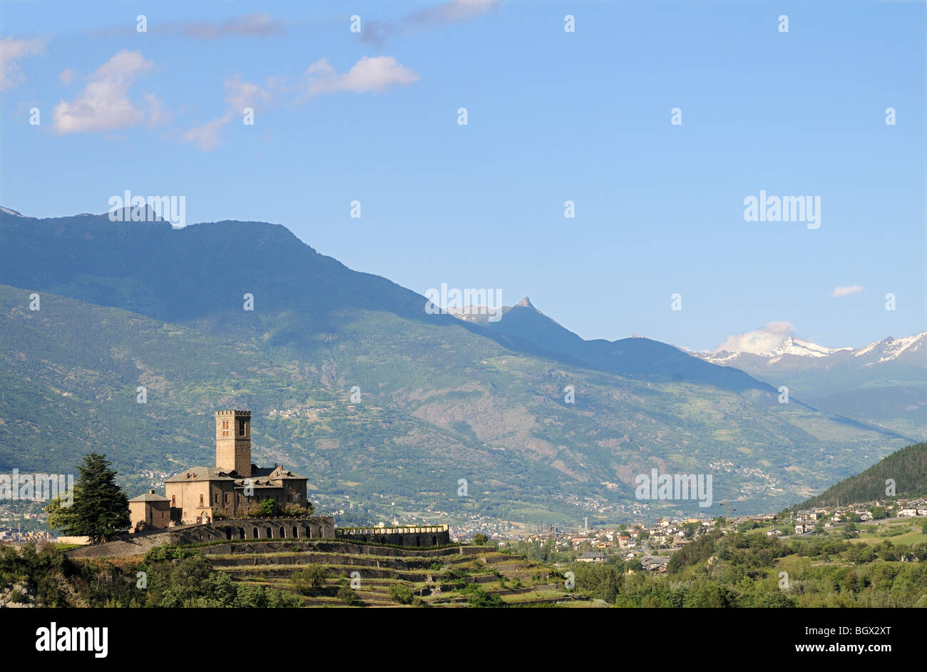 Sarre Royal Castle Castello 4 km west of Aosta in the Valle d’Aosta ...