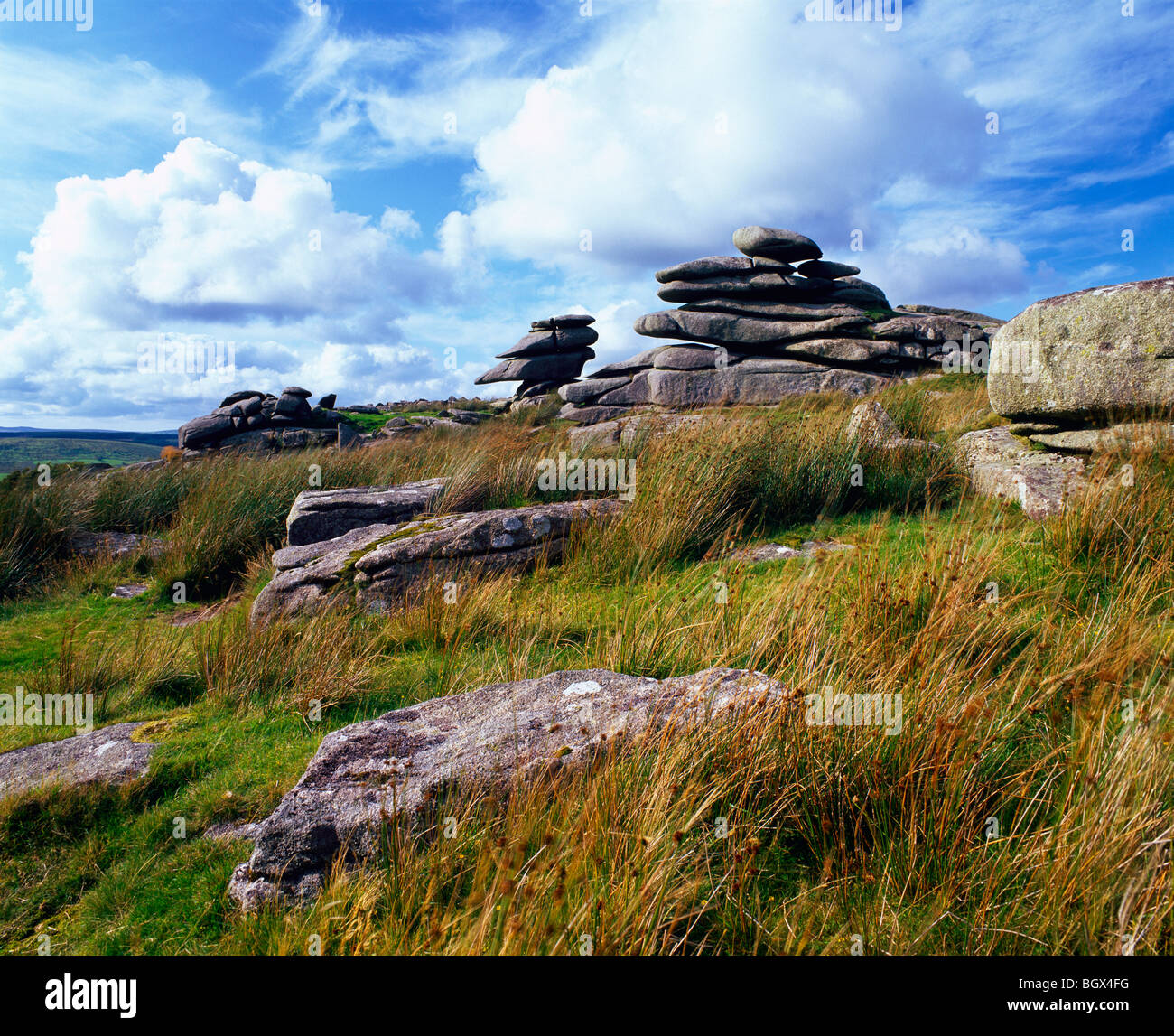 The Cheesewring on Stowe's Hill on Bodmin Moor near Minions, Cornwall ...