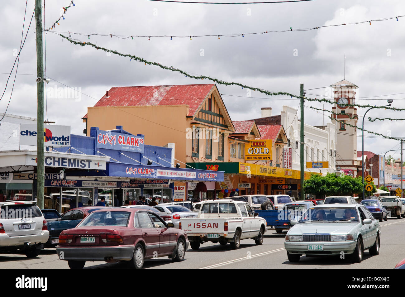 Main street in downtown Stanthorpe, Queensland Stock Photo - Alamy