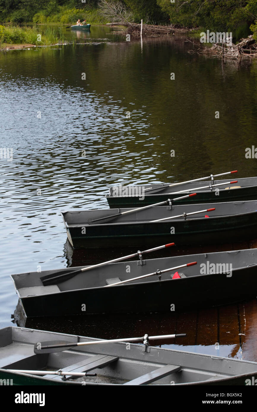 Empty tin boats are anchored on the water tinny boats aluminum boat ...