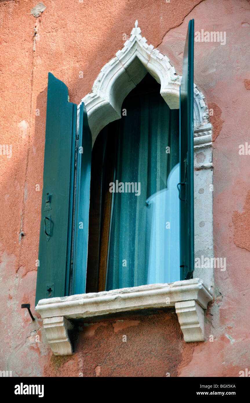 Window, Venice, Italy Stock Photo - Alamy