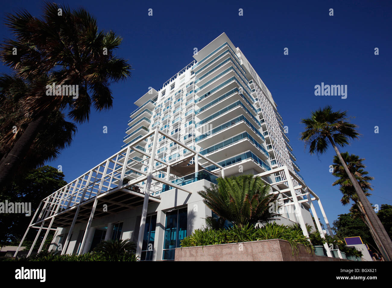 Modern building, Santo Domingo, Dominican Republic Stock Photo - Alamy