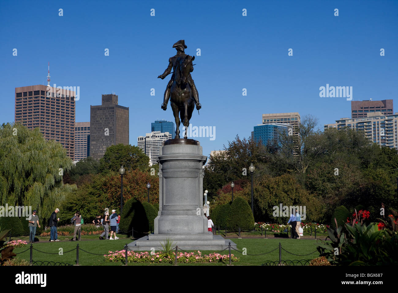 George Washington Monument, Boston, Massachusetts Stock Photo - Alamy