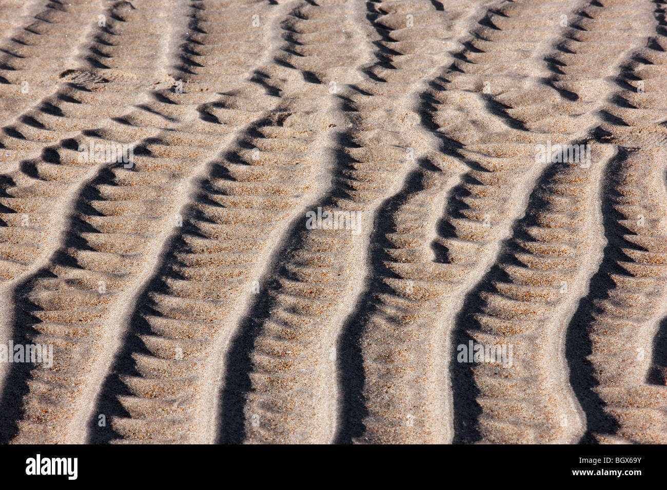 Ripples in the sand Stock Photo - Alamy