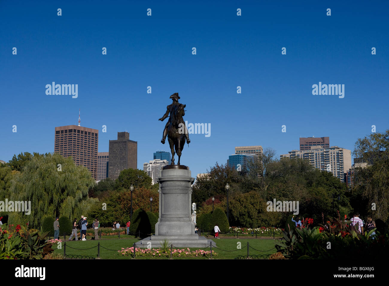 George Washington Monument, Boston, Massachusetts Stock Photo - Alamy