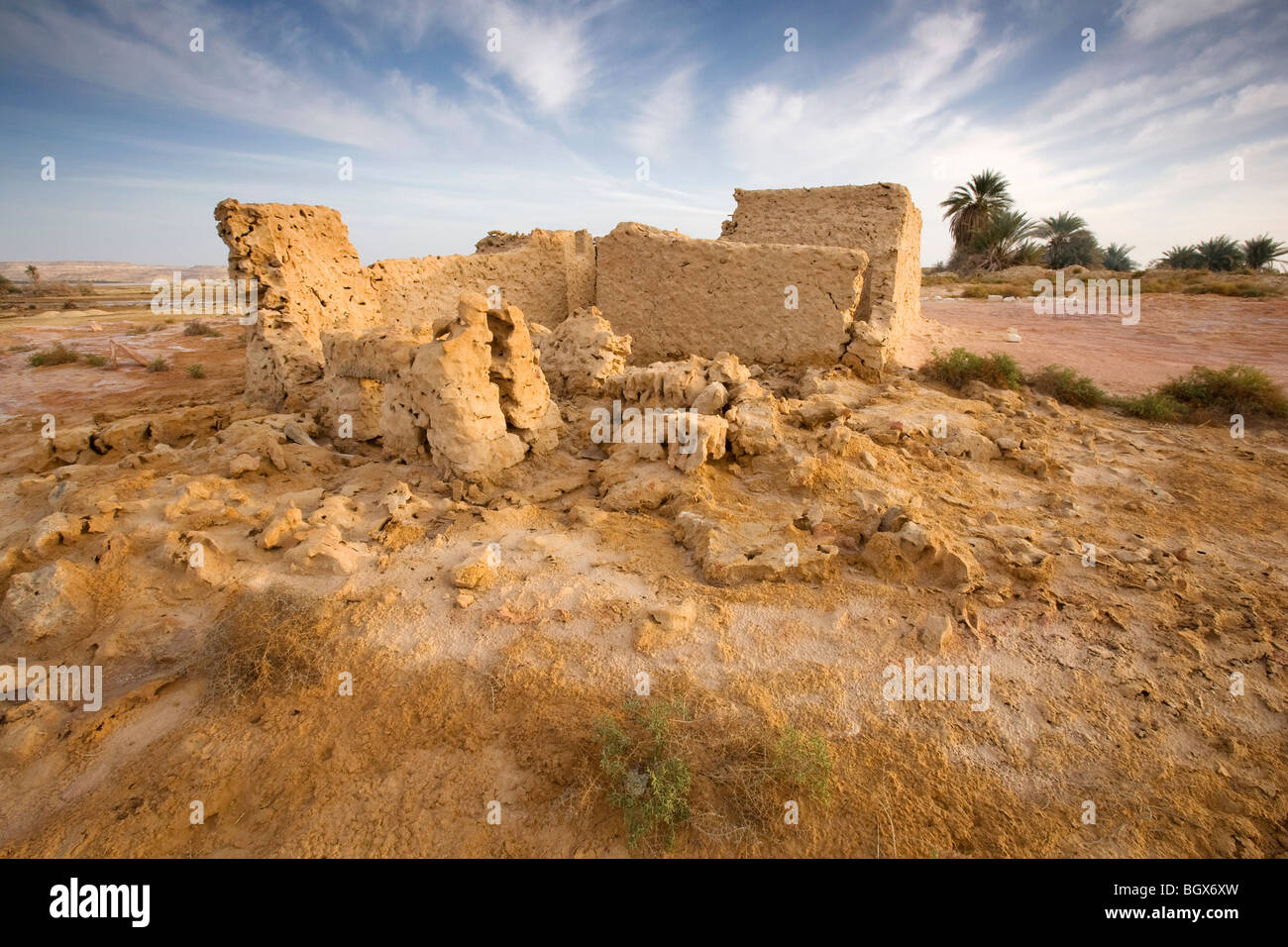 Mud brick building Stock Photo - Alamy