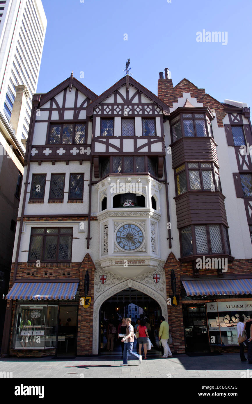 Tudor style architecture at London Court in Perth, Western Australia ...