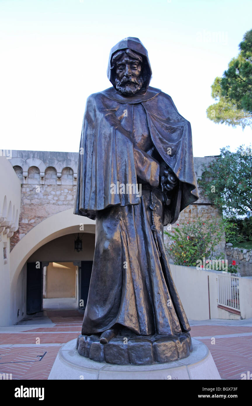 Grimaldi statue, Monaco Stock Photo - Alamy