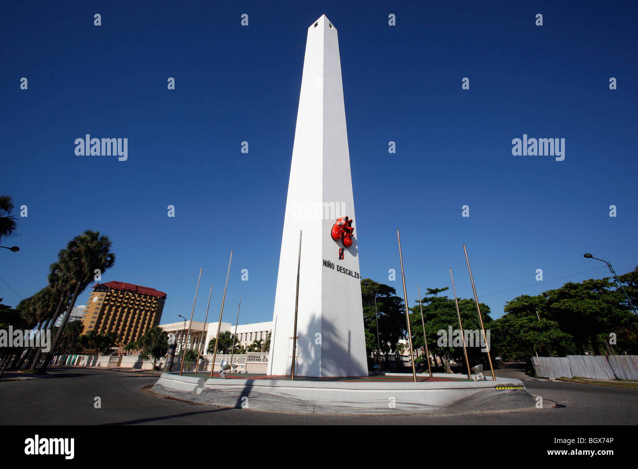 Obelisk, Santo Domingo, Dominican Republic Stock Photo - Alamy