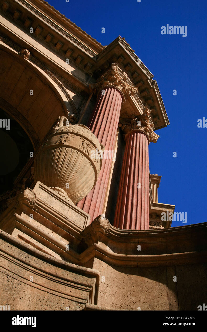 Roman style columns which adorn the PALACE OF FINE ARTS THEATER - SAN ...