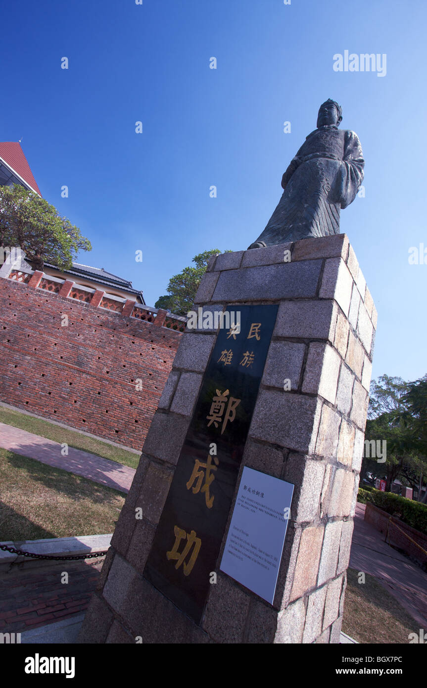 statue on the anping fort Stock Photo - Alamy