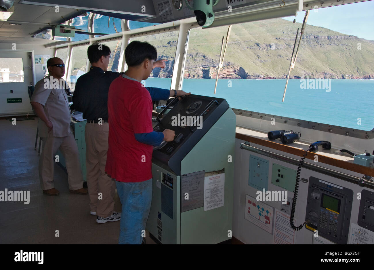 Helmsman ship hi-res stock photography and images - Alamy