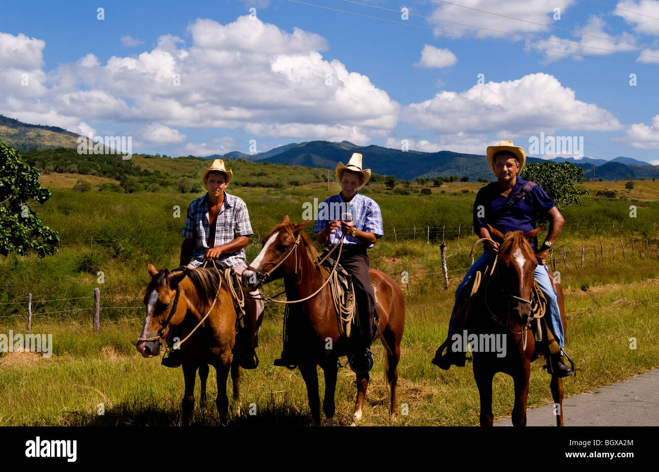 Cuban cowboys and their horses hi-res stock photography and images - Alamy