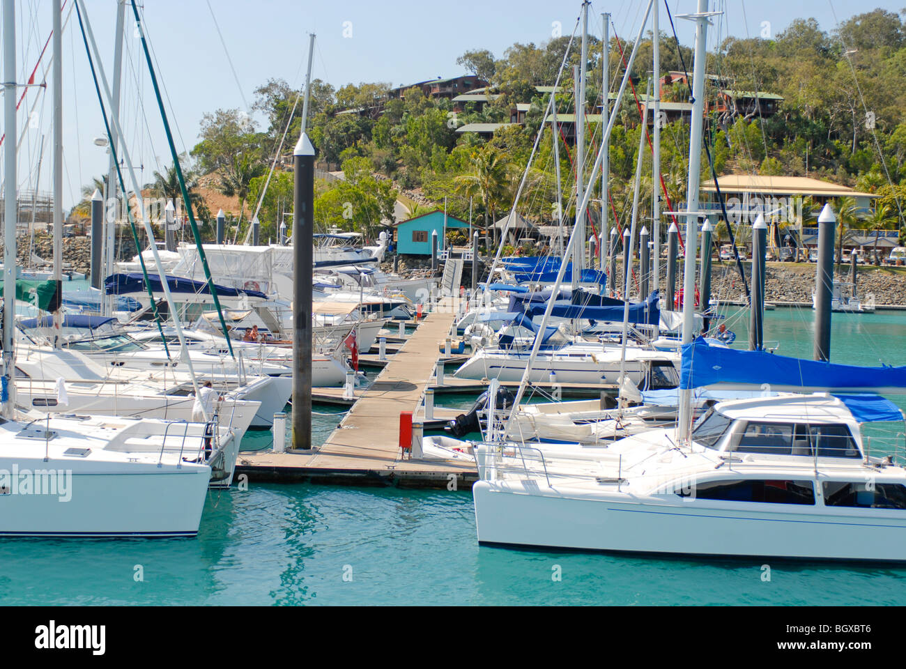 Port of Hamilton Island in Queensland, Australia Stock Photo - Alamy