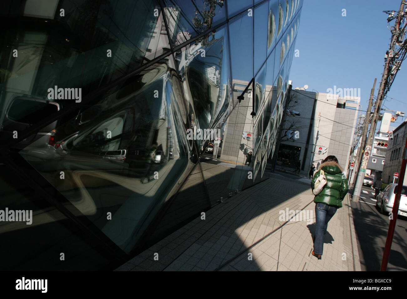 'Prada' boutique, designed by Herzog and de Meuron, in OmoteSando ...