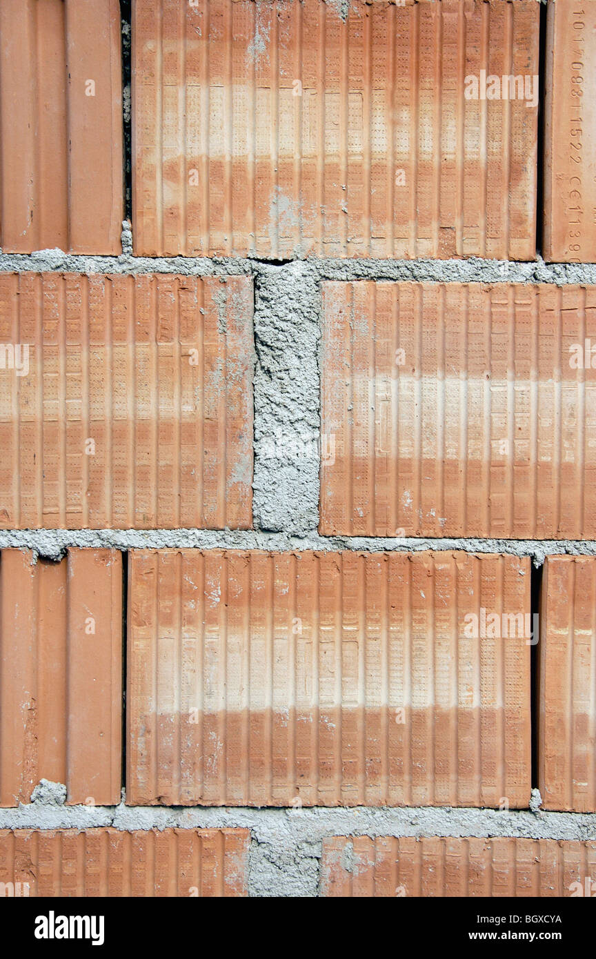 Bricks at a construction site Stock Photo - Alamy