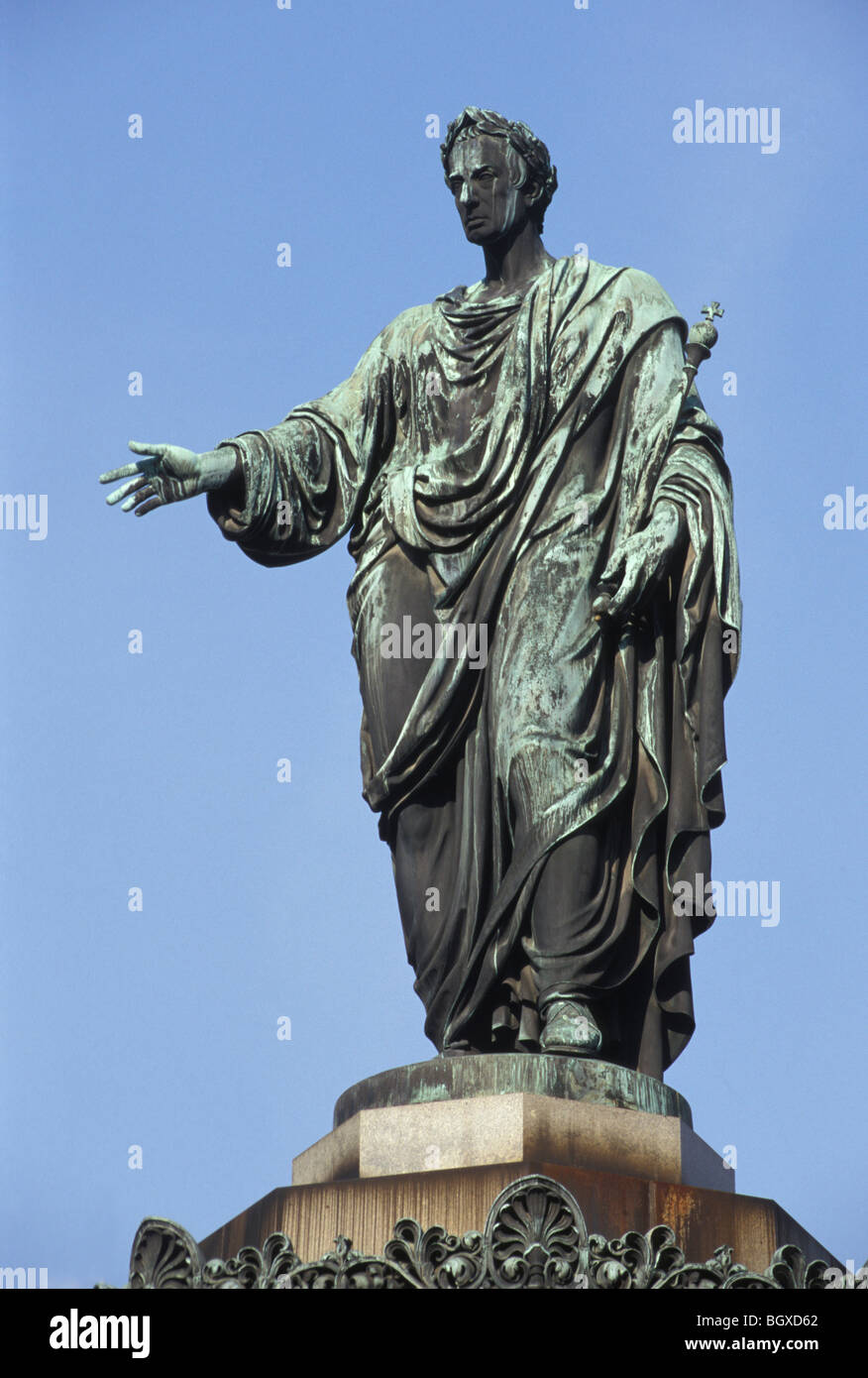 Emperor Franz II / I monument in the interior courtyard of the Hofburg ...