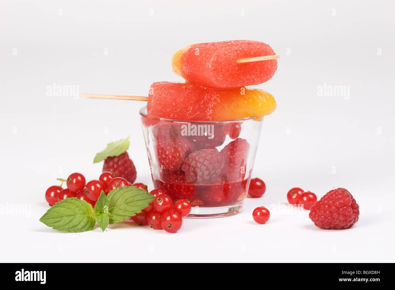 Red fruit sherbet hi-res stock photography and images - Alamy