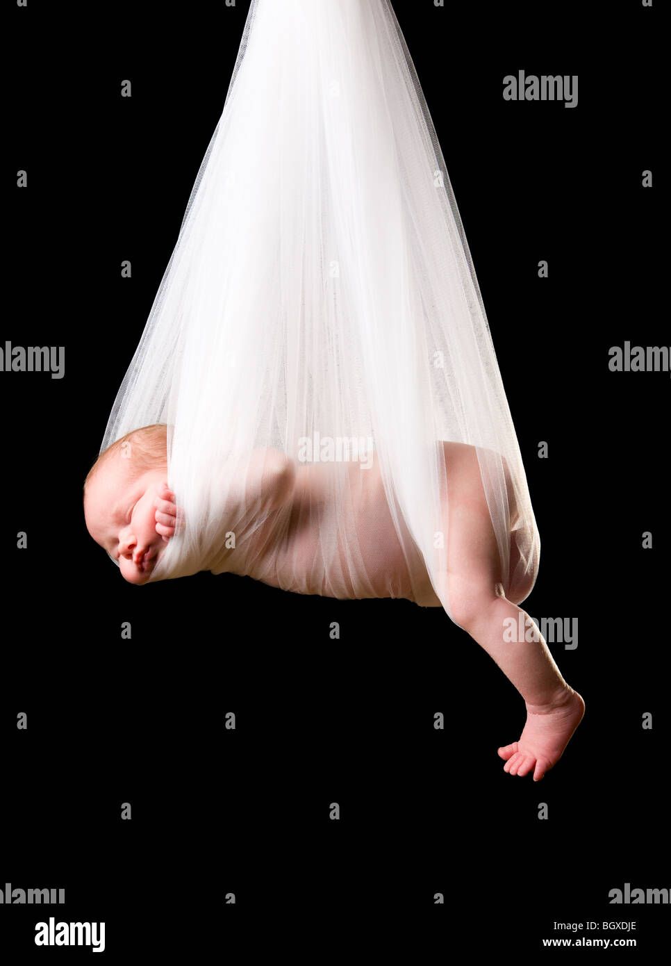 Stork Baby Package Stock Photo - Alamy