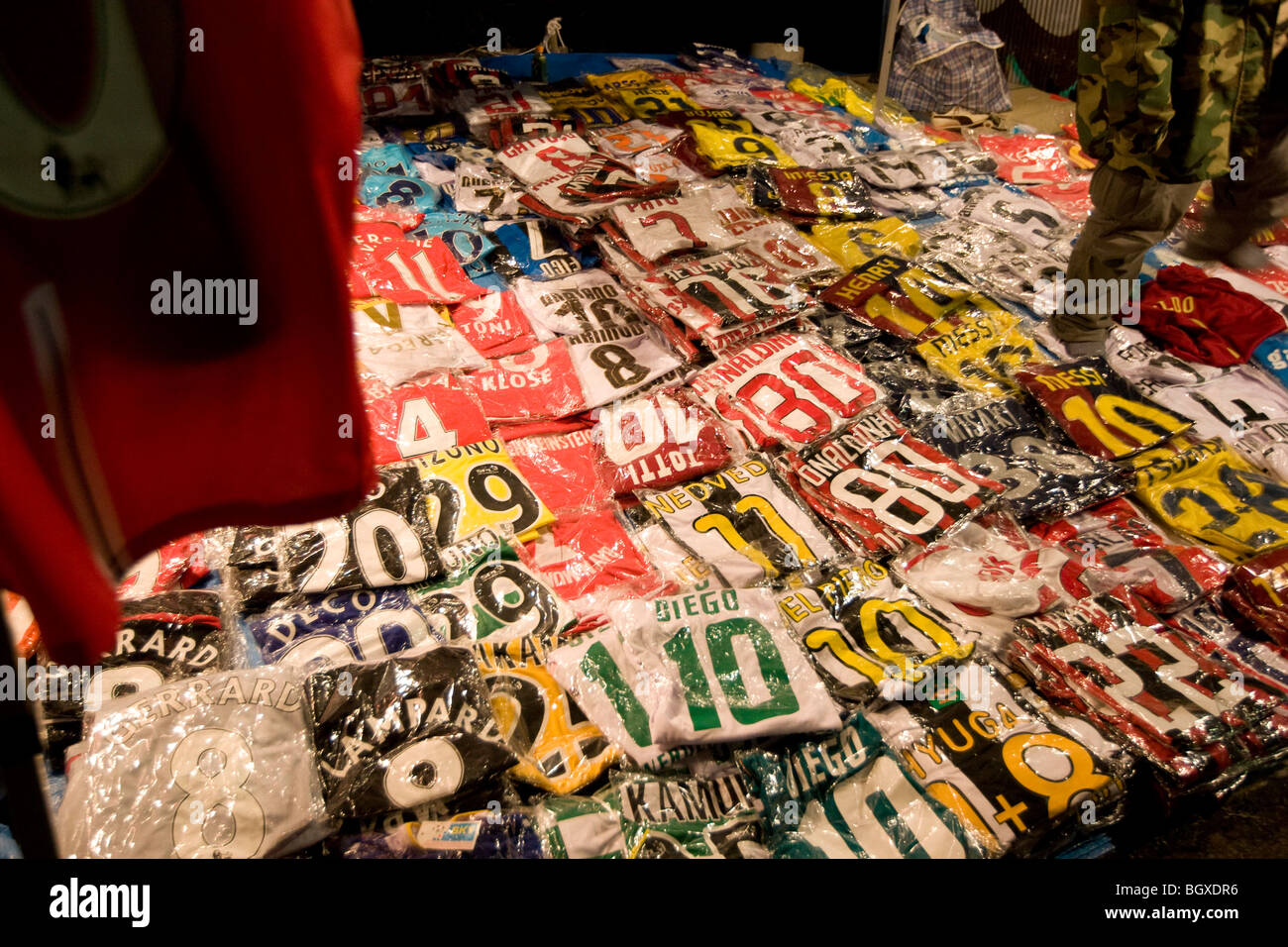 Fake football strips hi-res stock photography and images - Alamy