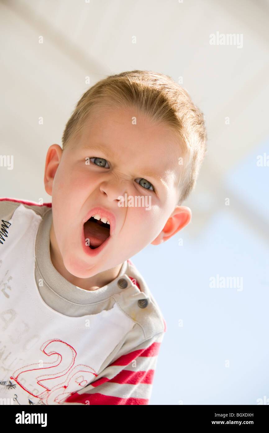 Evil boy hi-res stock photography and images - Alamy