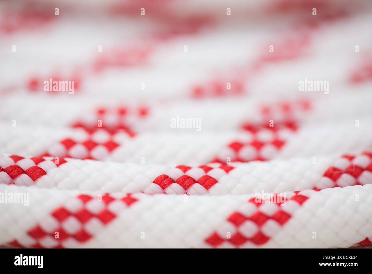 Red And White Rope Stock Photo - Alamy