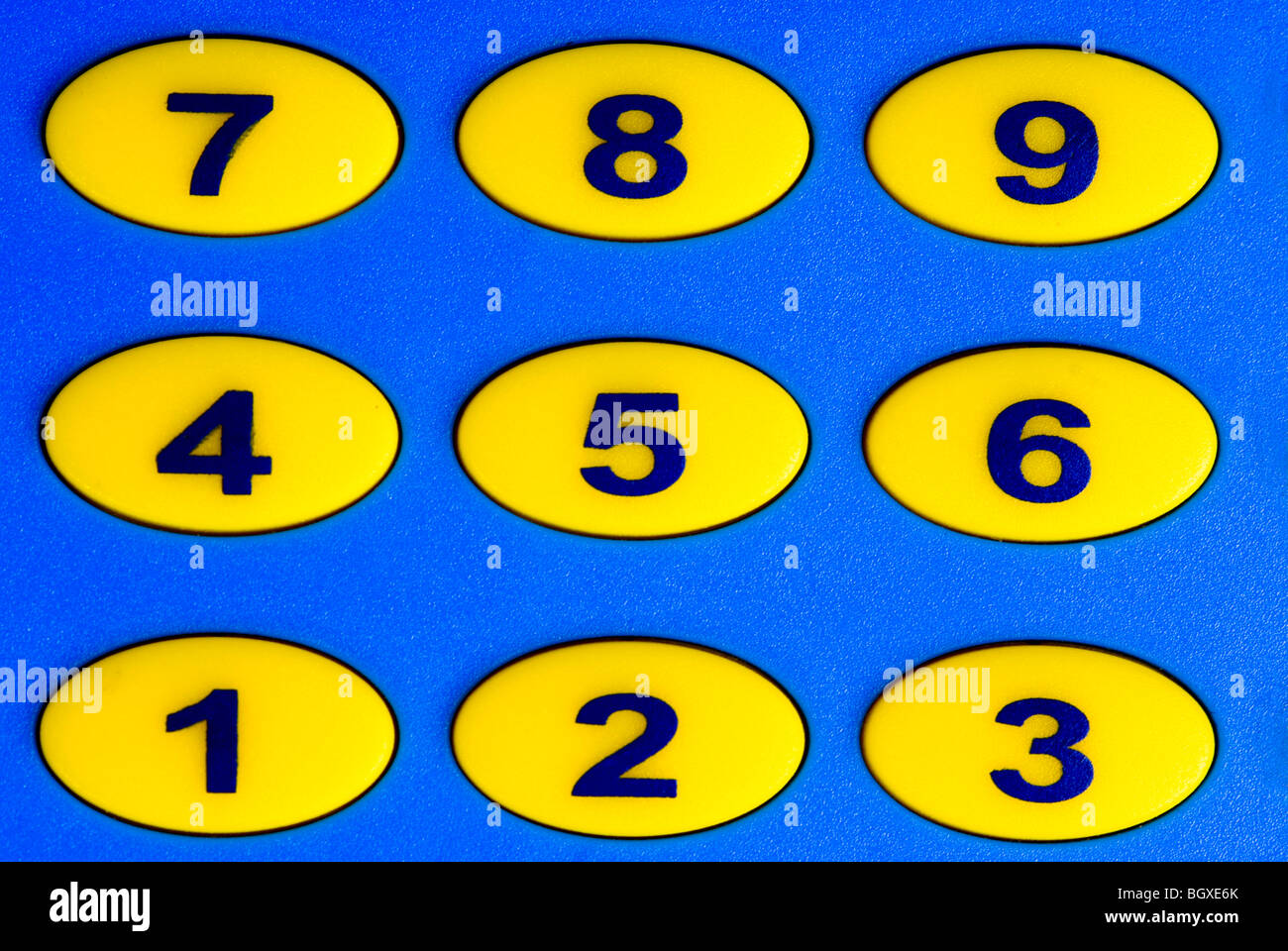 Numbers on the calculator Stock Photo - Alamy