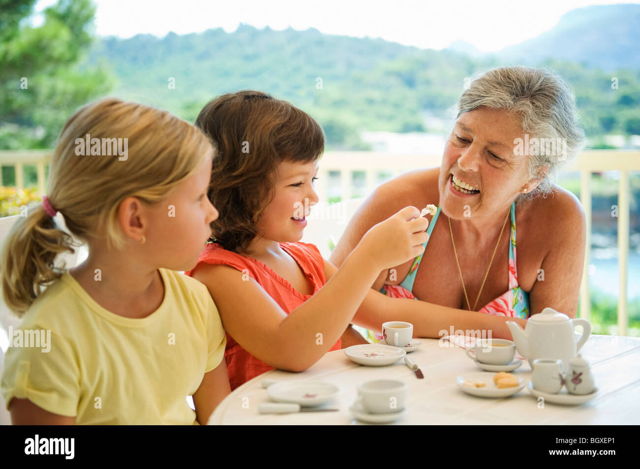 Adult observing children hi-res stock photography and images - Alamy