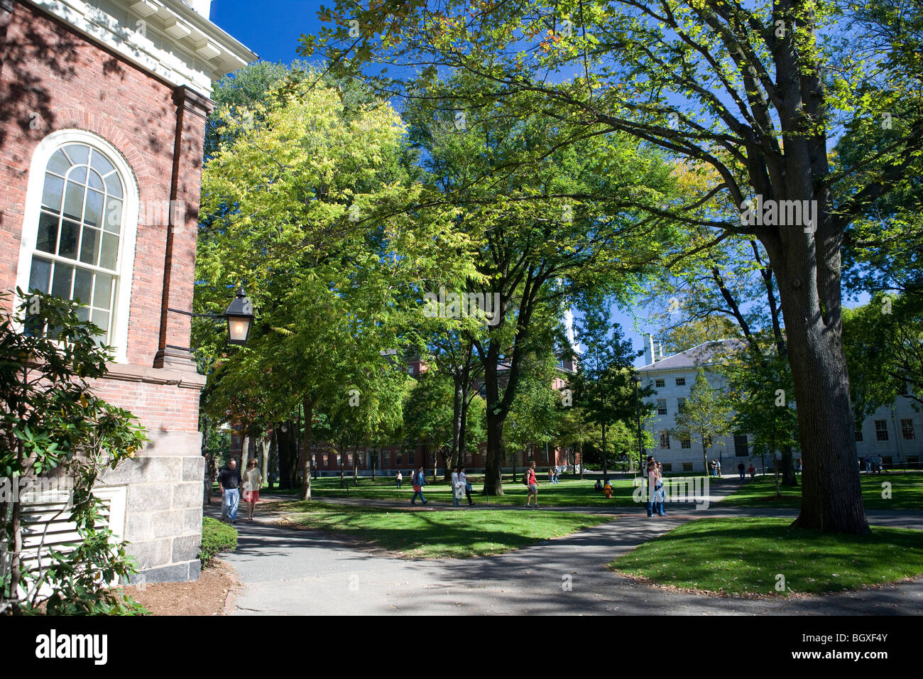 Harvard University Campus, Cambridge, Massachusetts, USA Stock Photo ...
