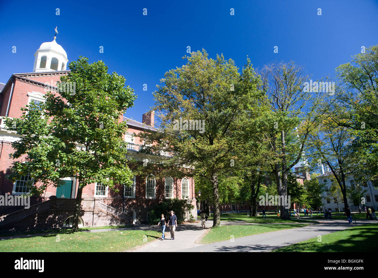 Harvard University Campus, Cambridge, Massachusetts, USA Stock Photo ...