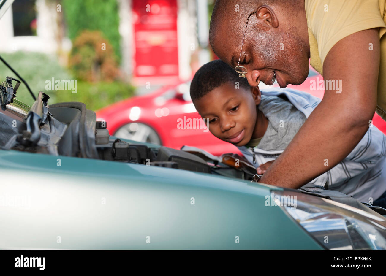 father & son working on car engine Stock Photo - Alamy father & son working on car engine Stock Photo - Alamy