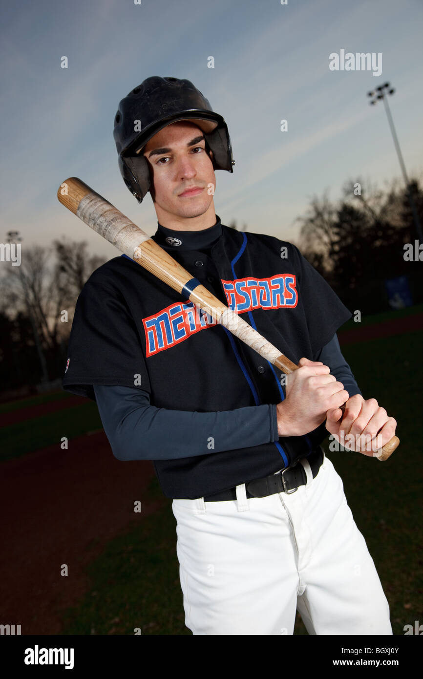 Baseball bats helmets hi-res stock photography and images - Alamy