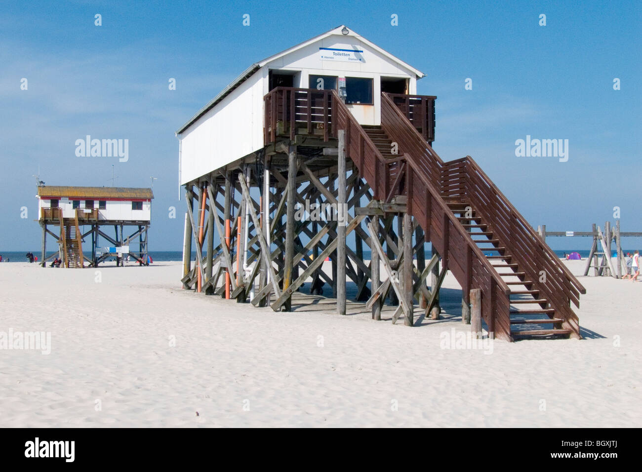 Buildings on stilts Stock Photo - Alamy