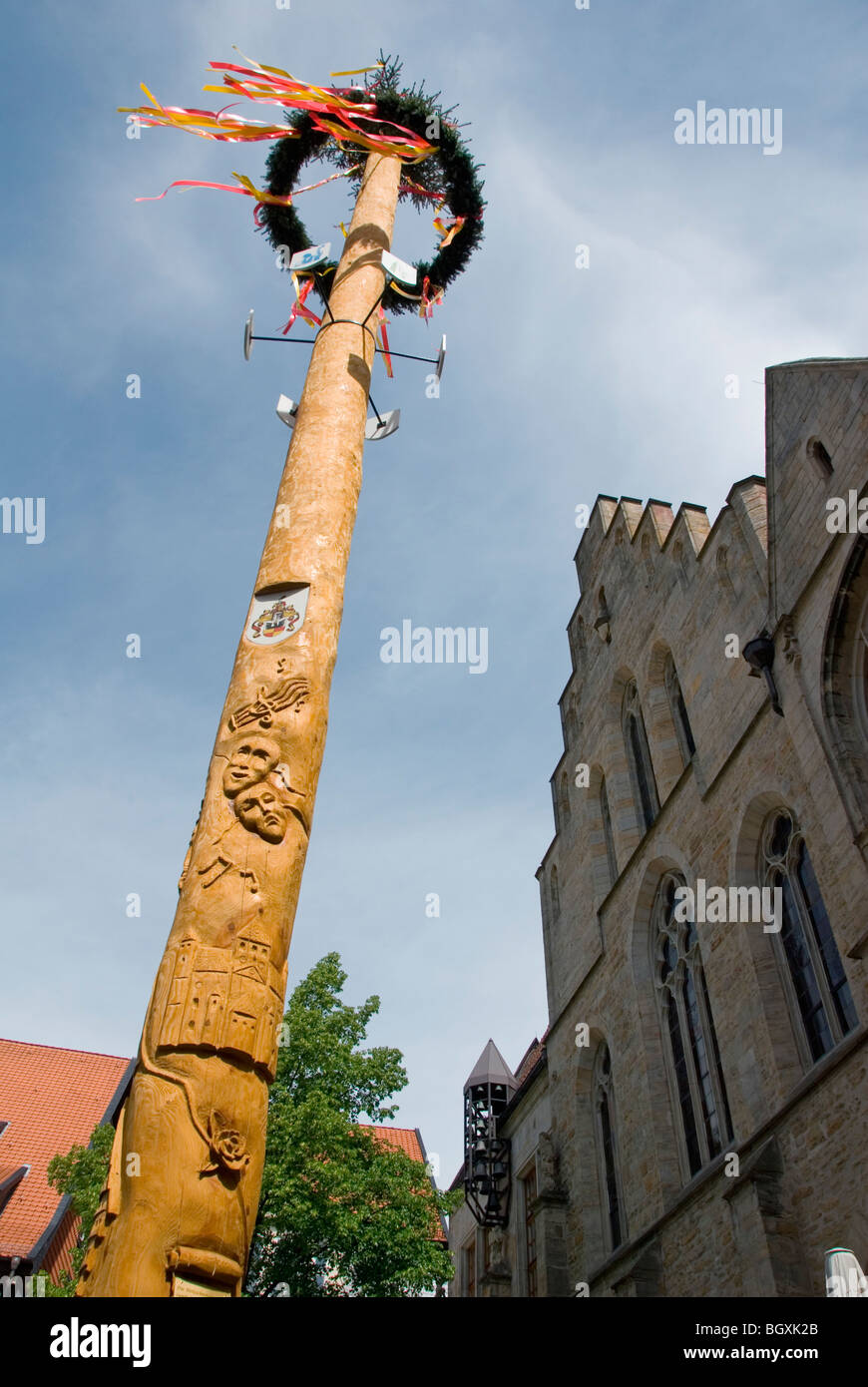 German maypole hi-res stock photography and images - Alamy