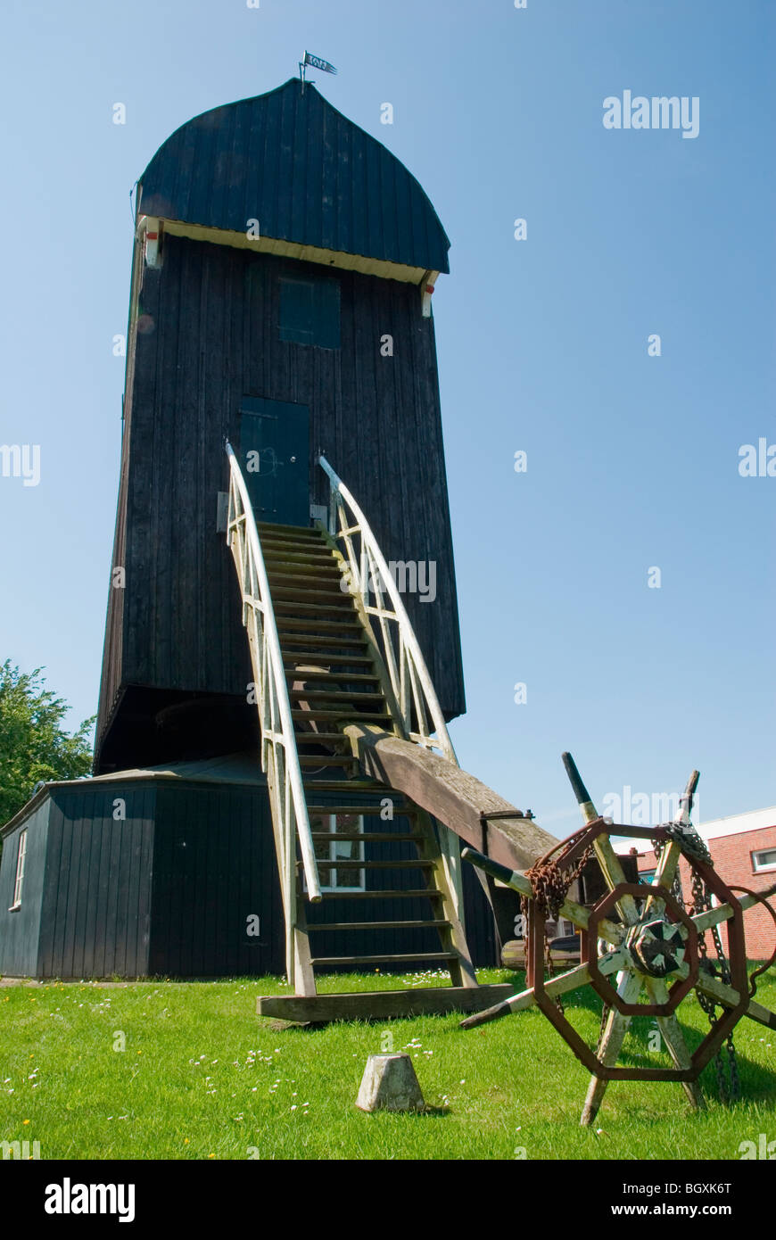 German post mill hi-res stock photography and images - Alamy