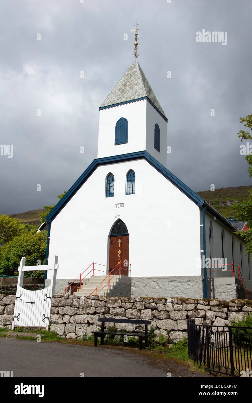 Kvivik church hi-res stock photography and images - Alamy