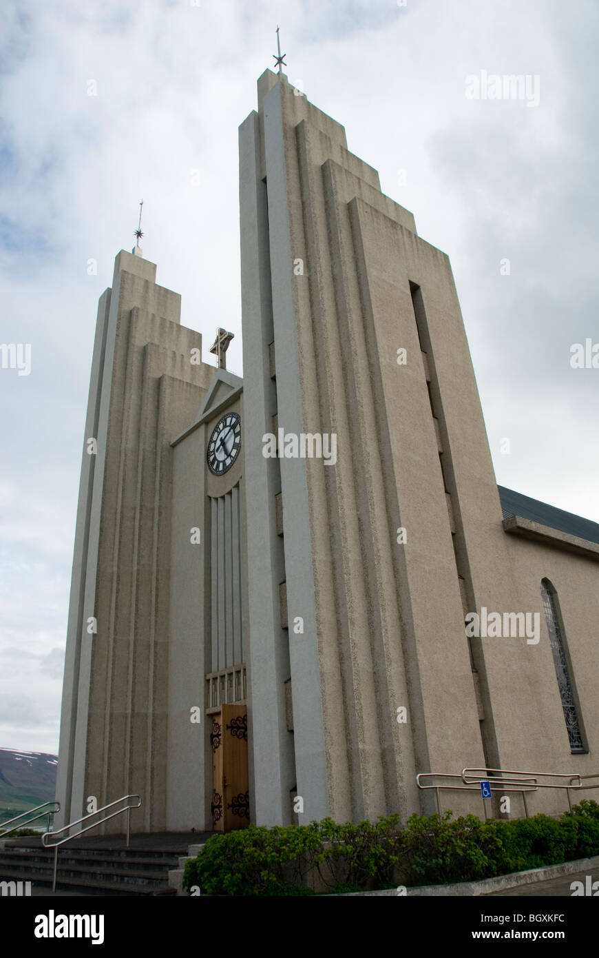 Akureyrarkirkja church hi-res stock photography and images - Alamy
