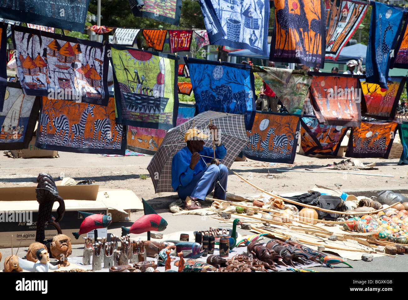 Artisan market in Maputo, Mozambique, East Africa Stock Photo - Alamy